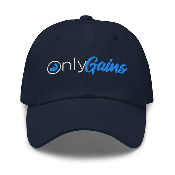 Only Gains Dad Hat – DomMerch