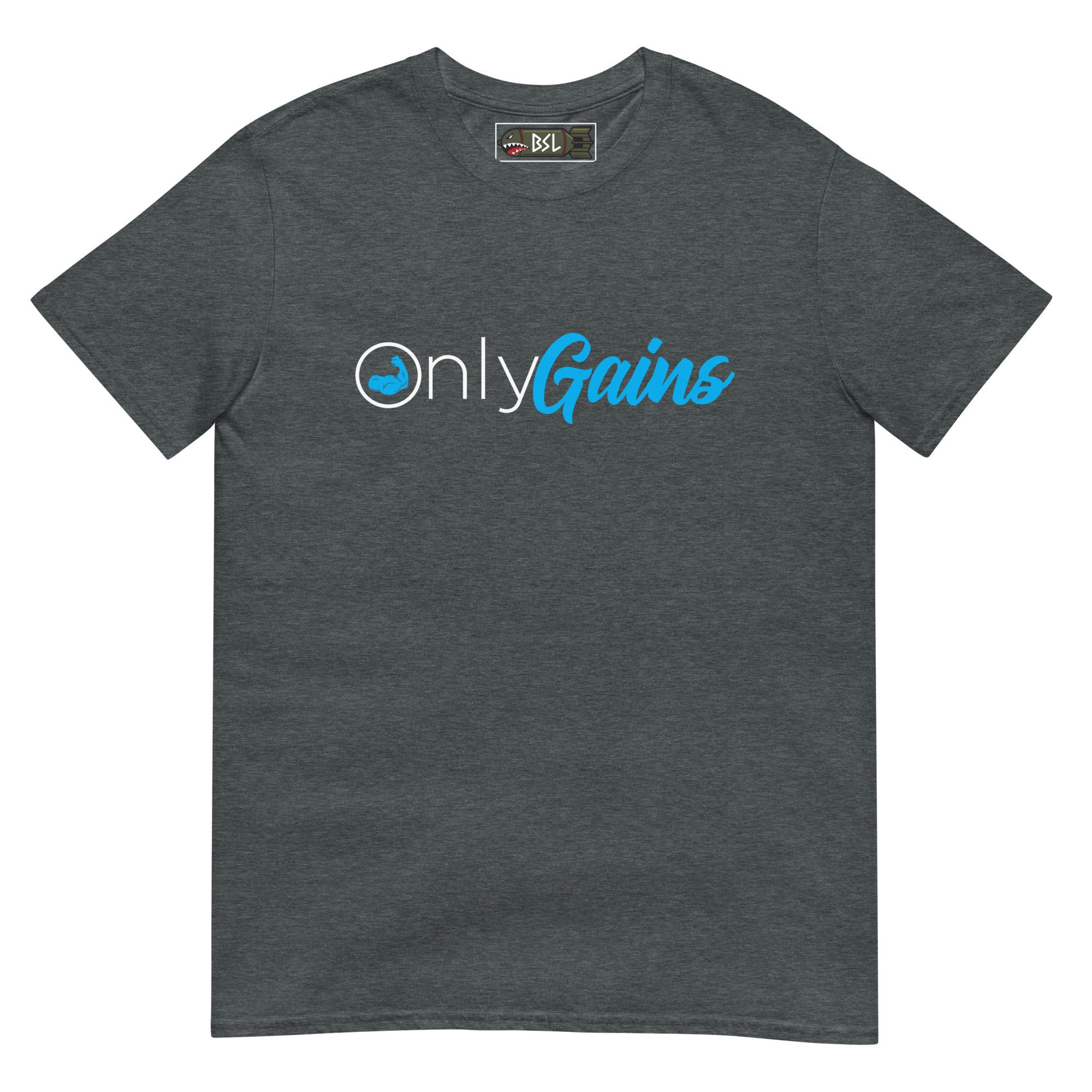 ONLY GAINS Fitted T-Shirt – DomMerch